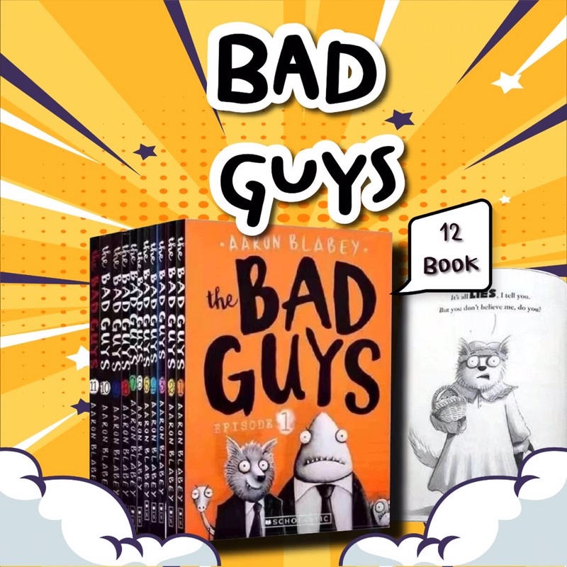 หนังสือชุด Bad Guys 14 เล่ม พร้อมส่งค่ะ!! การ์ตูนเด็กภาษาอังกฤษ หนังสือ ...
