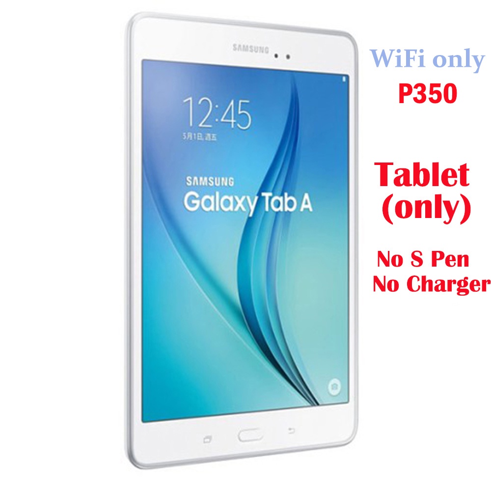 ใช้ Samsung Galaxy Tab A 8.0 SM-P350 P355 แท็บเล็ตพีซี 16GB Qualcomm ...