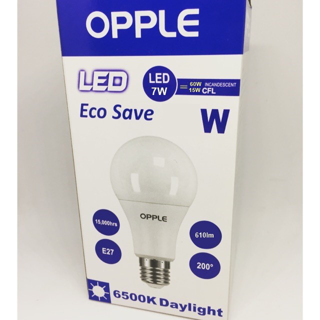 หลอดไฟ Bulb LED OPPLE 7W | Shopee Thailand