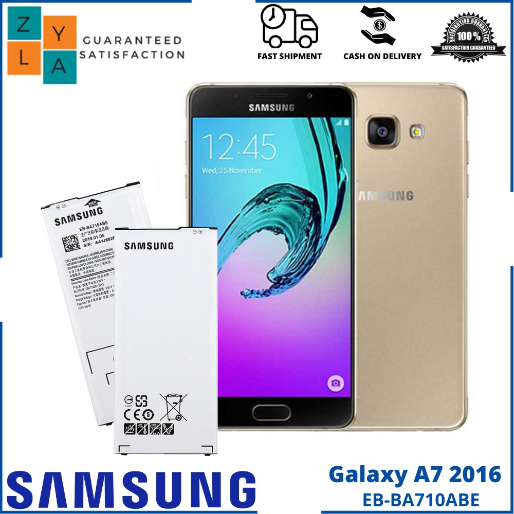แบตเตอรี่สำหรับ Samsung Galaxy A7 2016 SM-A710 รุ่น EB-BA710ABE, | Shopee Thailand