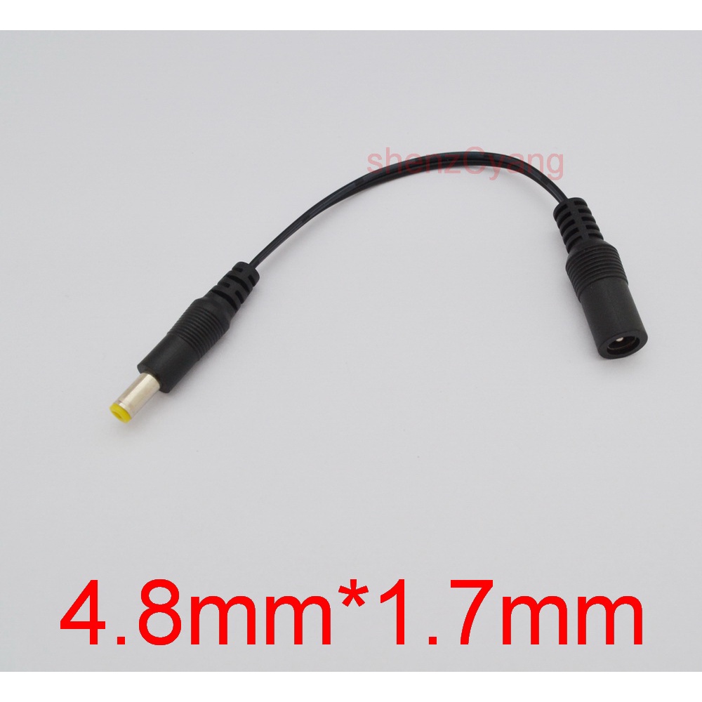 อะแดปเตอร์ปลั๊กแจ็ค DC ตัวเมีย 5.5mm x 2.1mm เป็นตัวผู้ 6.5mm 6.3mm 4.8mm 4.4mm 4.0mm 3.5mm 2 ...