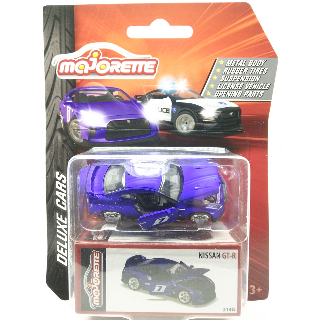 Majorette Nissan GT-R R35 - no.7 - Deluxe Car Series - Satin Purple ...