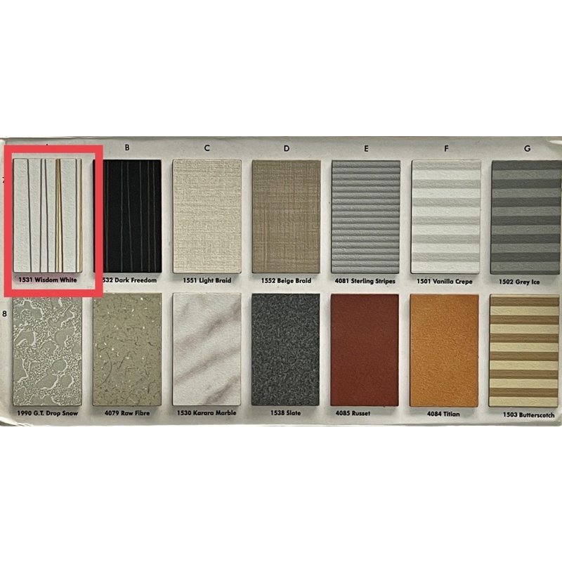 แผ่นลามิเนต Splendor SP 1531 Wisdom White ขนาด 120x240 ซม. หนา 0.7 มม. ...