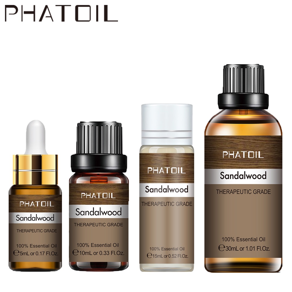 PHATOIL 5/10/15/30ML Sandalwood Essential Oil for Aromatherapy ...