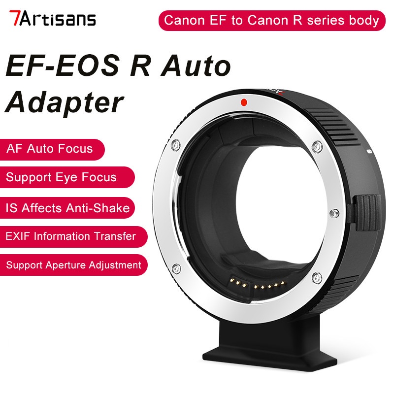 7artisans EF-EOS R RF AF อะแดปเตอร์เลนส์โฟกัสอัตโนมัติ สําหรับเลนส์ Canon EF เป็นกล้อง Canon EOS ...
