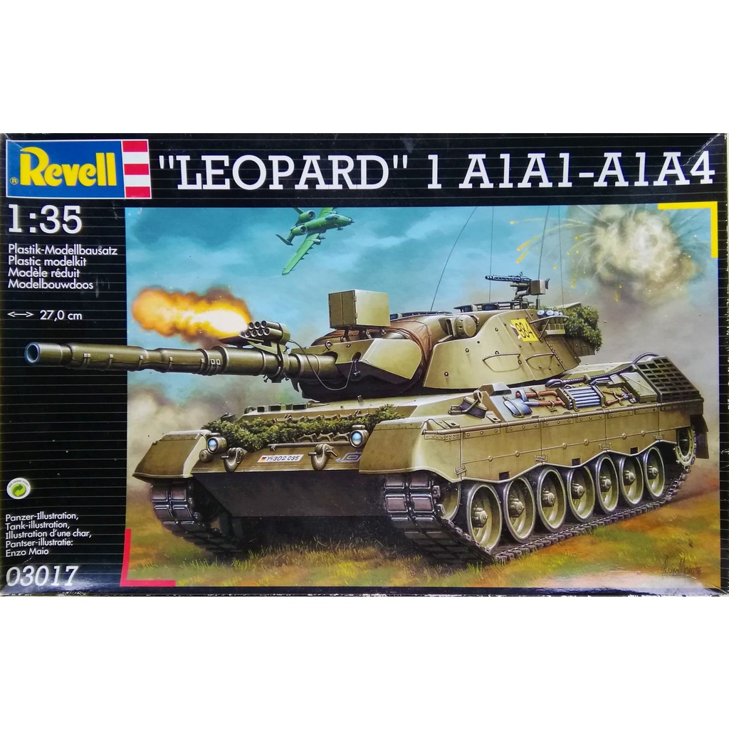 โมเดลรถถัง Revell No.3017 LEOPARD 1 A1A1-A1A4 1/35 | Shopee Thailand