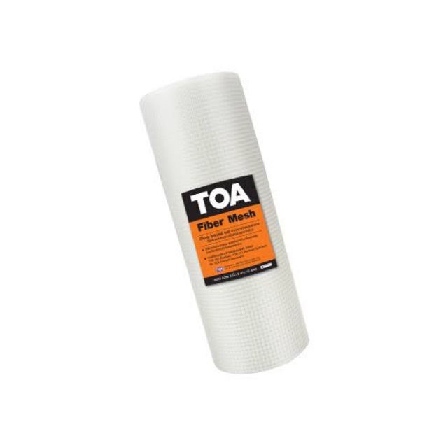 TOA ผ้าตาข่ายไฟเบอร์ รุ่น FIBER MESH ขนาด 8 นิ้ว X 10 ม. สีขาว | Shopee ...