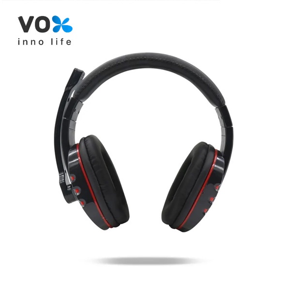หูฟัง ยี่ห้อ Vox Stereo Headset รุ่น HS-100 (สีดำ) | Shopee Thailand