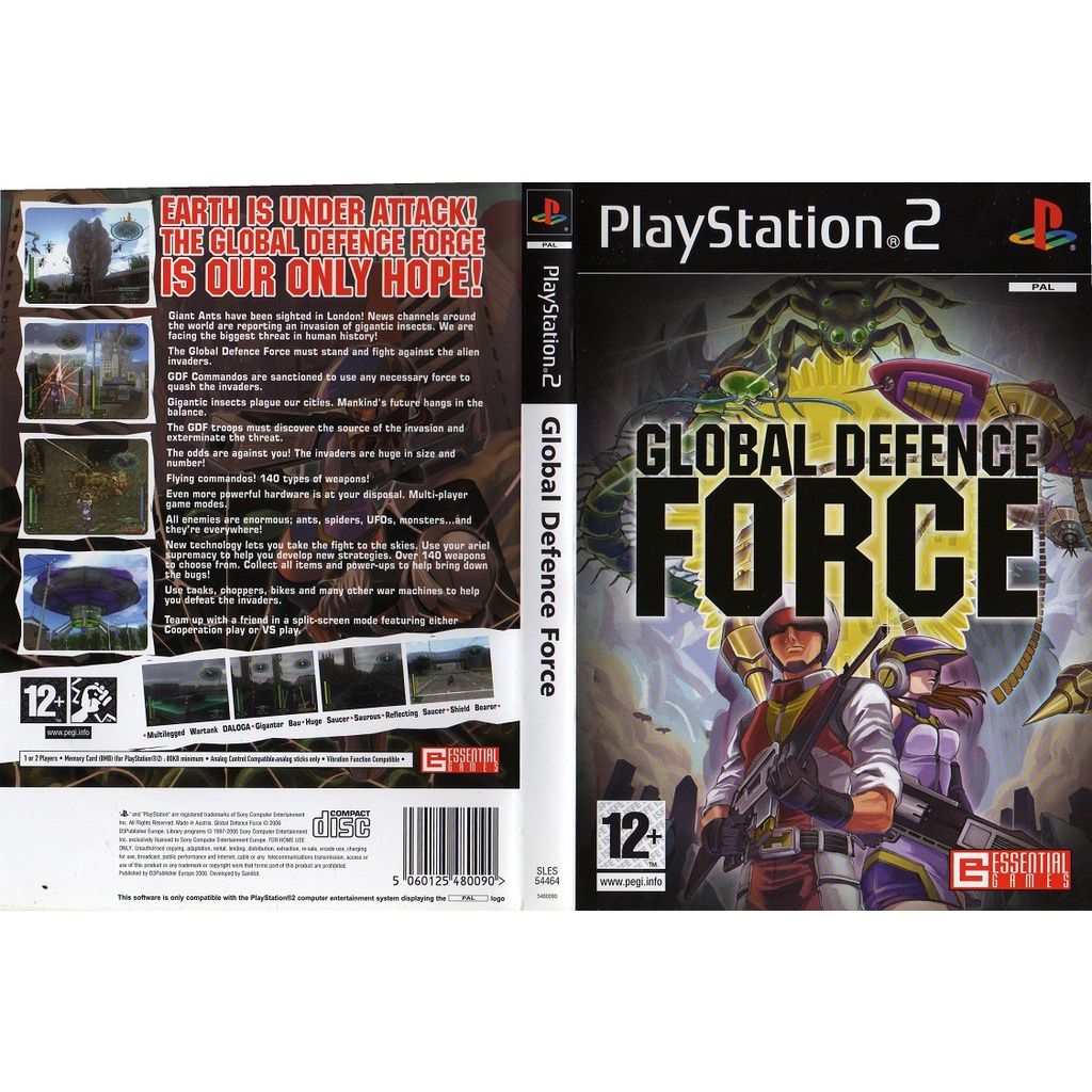 แผ่นเกมส์ PS2 Global defence force คุณภาพ ส่งไว (DVD) | Shopee Thailand