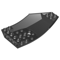 ชิ้นส่วนเลโก้ Lego Part Cockpit 10 x 6 x 2 Curved (47406) ราคา/ชิ้น ...