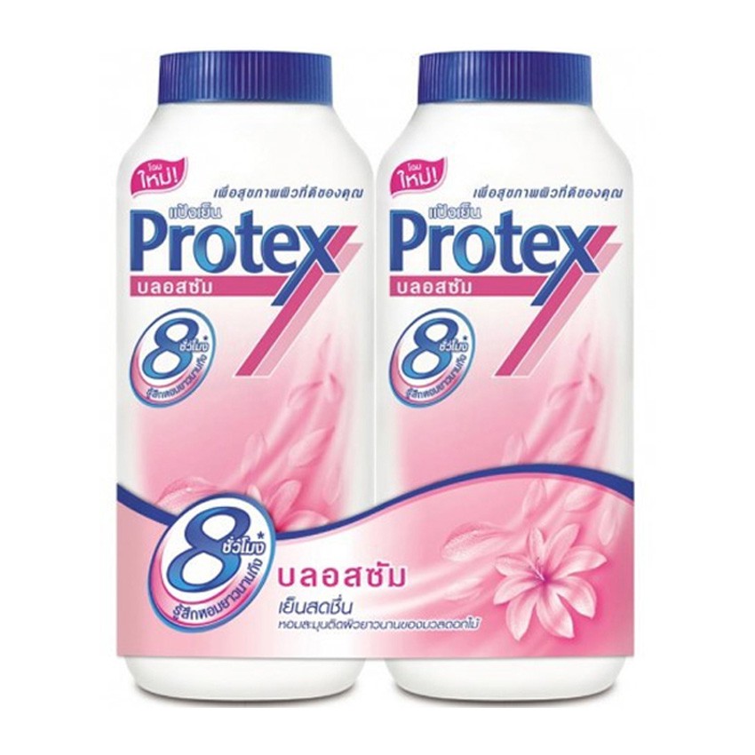 โพรเทคส์ แป้งเย็น บลอสซั่ม (ชมพู) 280 กรัม แพ็คคู่ PROTEX PINK COOLING POWDER 280 G. X 2 ...
