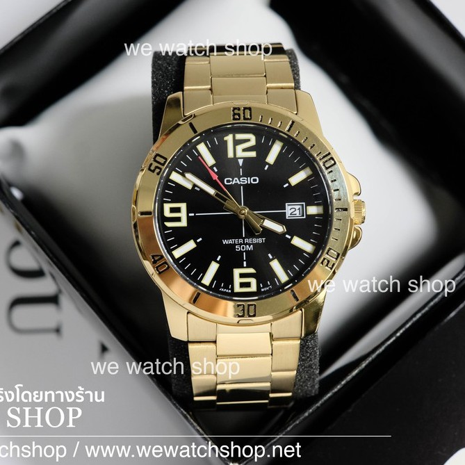 รับประกันศูนย์ไทย (CMG) Casio ของเเท้ รุ่น MTP-VD01G-1BVUDF สายสแตนเลส ...