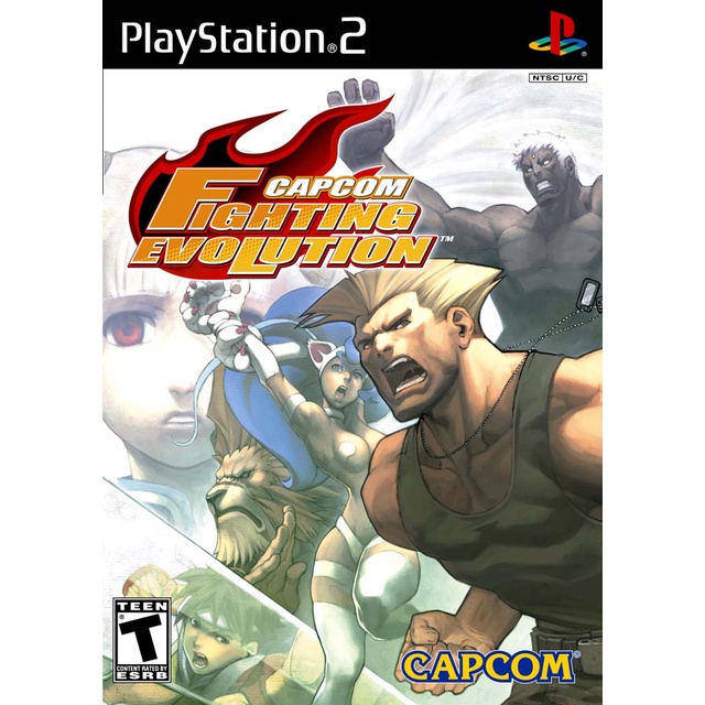 แผ่นเกมส์PS2 Capcom Fighting Evolution (USA) PS2 แผ่นเพล2 แผ่นplay2 ...