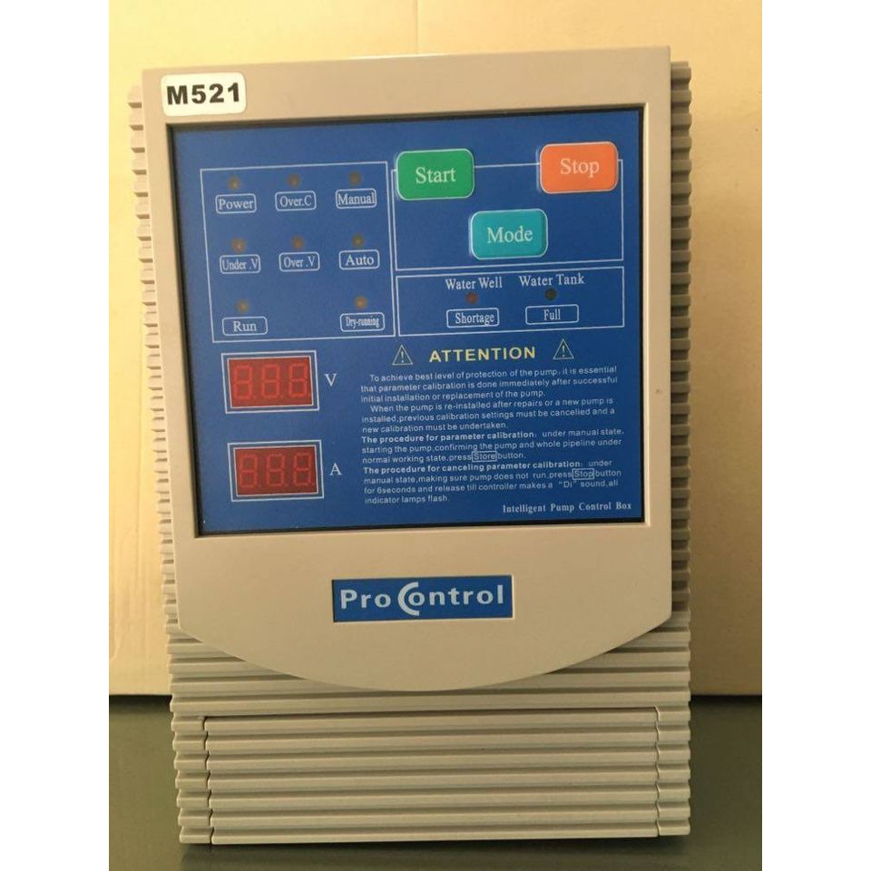 ตู้ควบคุมปั๊มน้ำอัจฉริยะ โปรคอนโทรล ProControl รุ่น M521/3 ไฟฟ้า 1 เฟส ...