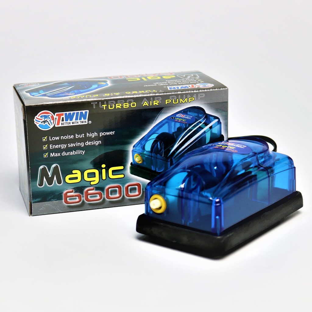 Magic-6600 (ปั๊มลม 1 ทาง เหมาะสำหรับตู้ปลา อ่างปลาขนาดเล็ก) | Shopee Thailand