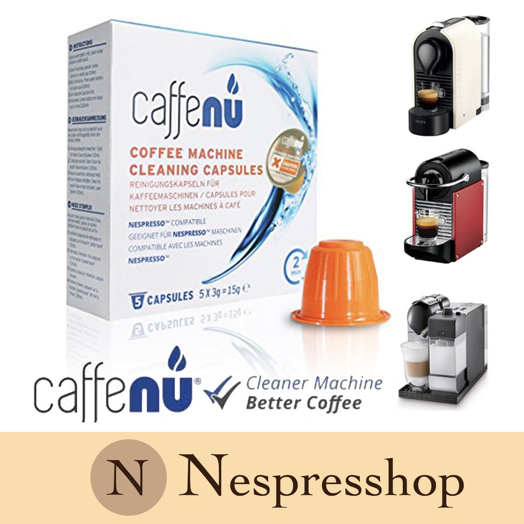 พร้อมส่ง ++ Caffenu แคปซูลสำหรับทำความสะอาดเครื่อง Nespresso (Machine ...