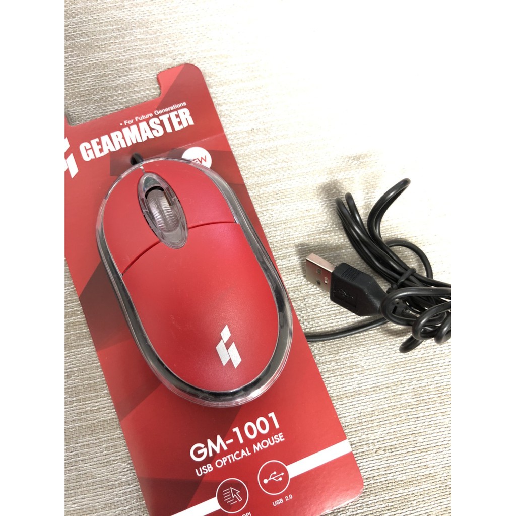 เมาส์ราคาถูก Mouse Usb Gearmaster / primax GT1001 รับประกัน6เดือน ...