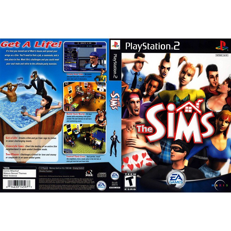 THE SIMS 1 [PS2 US : CD 1 Disc] | Shopee Thailand