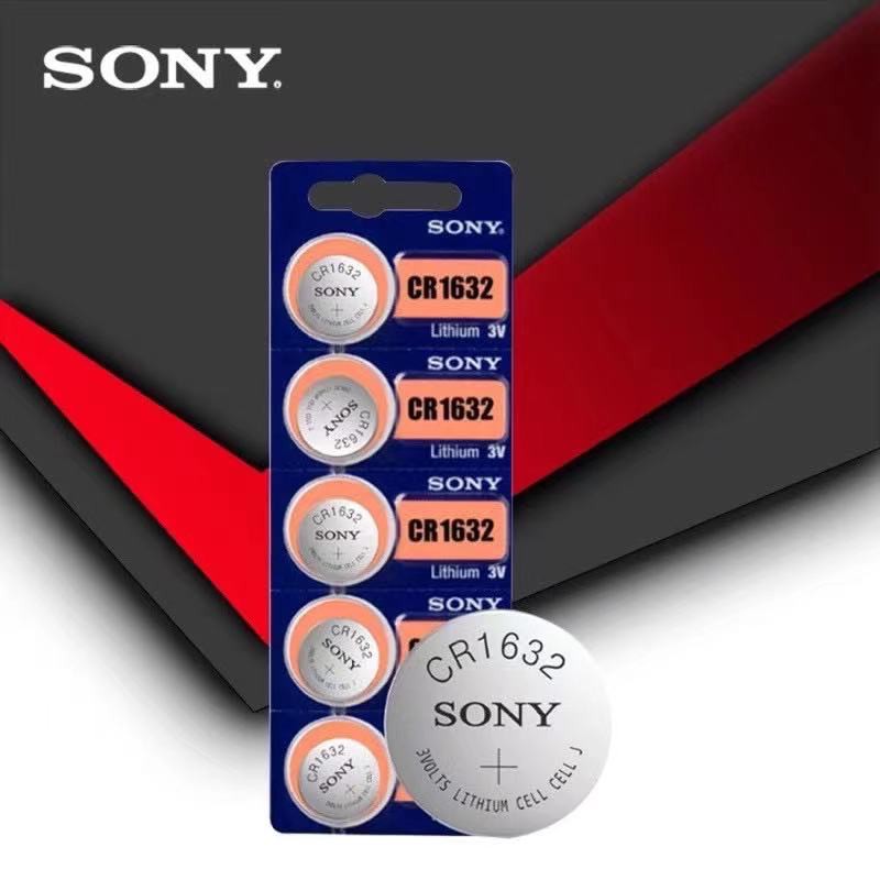 ของแท้ CR1632 ถ่านกระดุม Sony รุ่น CR1632 3V Lithium Battery พร้อมส่ง (1 Pack มี 5 pcs) | Shopee ...