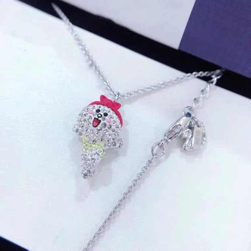[ส่งฟรี]สร้อย Swarovski จี้รูป Cony น่ารักเว่อร์ | Shopee Thailand