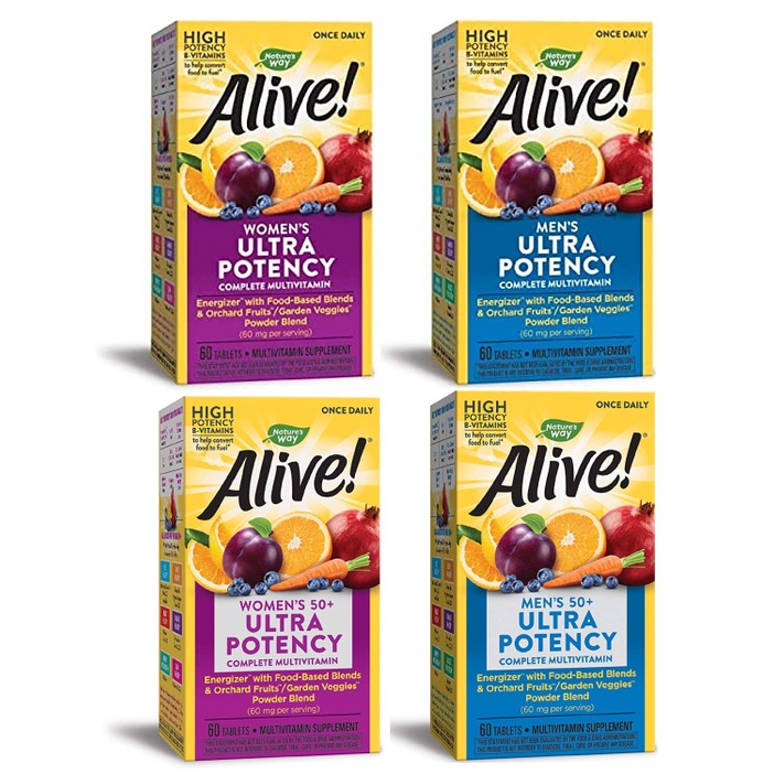 Nature’s Way Alive! Men, Women Ultra Potency วิตามิน+สารอาหารครบหมด ...