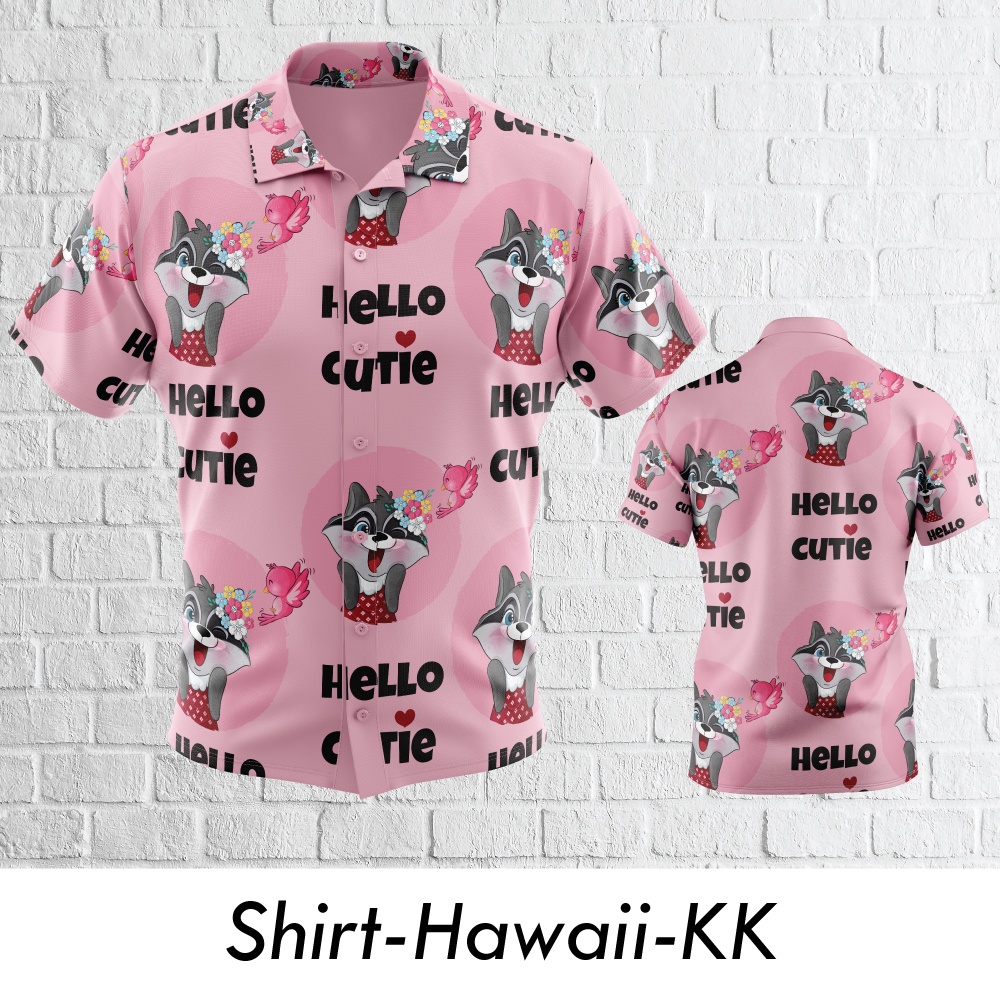 Bayza Style เสื้อฮาวาย รอบอก 38-52 ใส่ได้ทั้งชาย-หญิง แบบ KK | Shopee Thailand