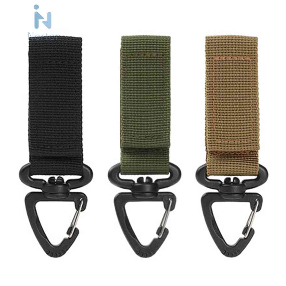 Triangle Backpack Hanging Buckle 360-Degree Rotation D-Shaped Fastener ...