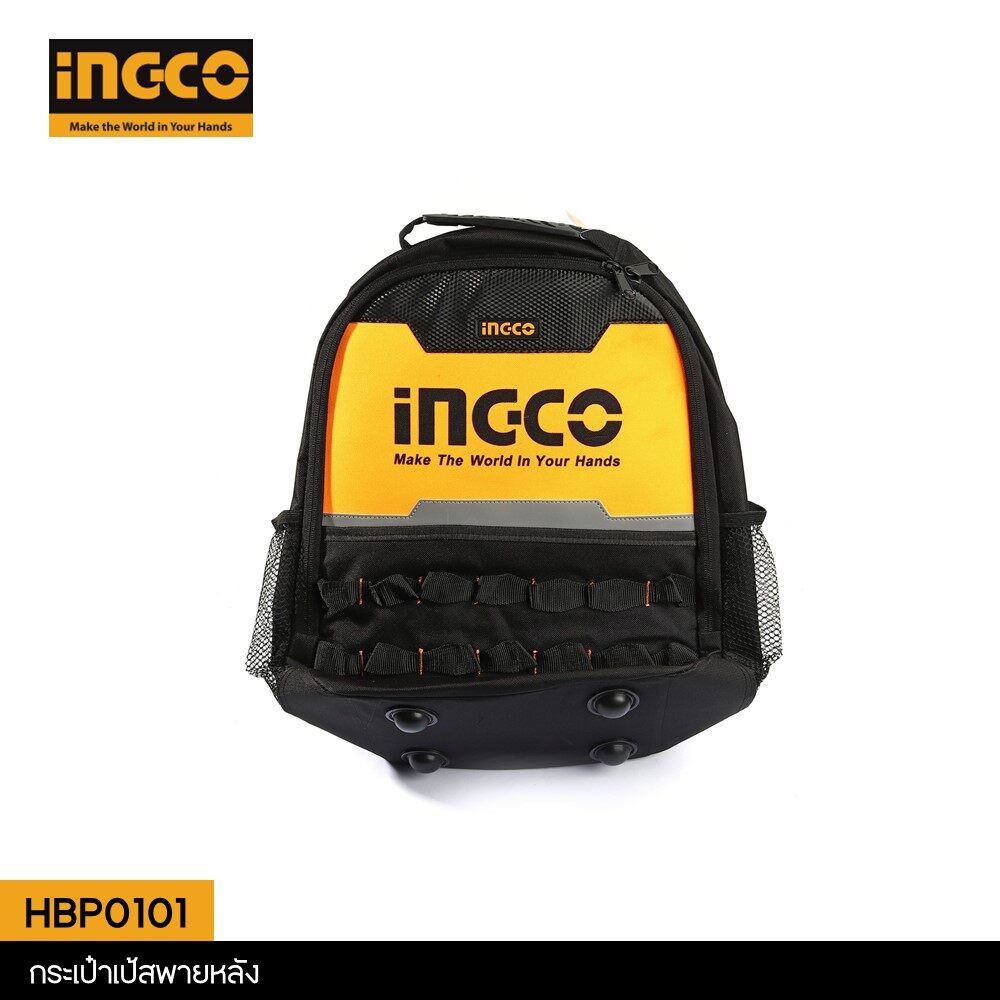 INGCO กระเป๋าสะพายหลังใส่เครื่องมือ รุ่น HBP0101 ขอบกระเป๋าแข็งแรง มี ...