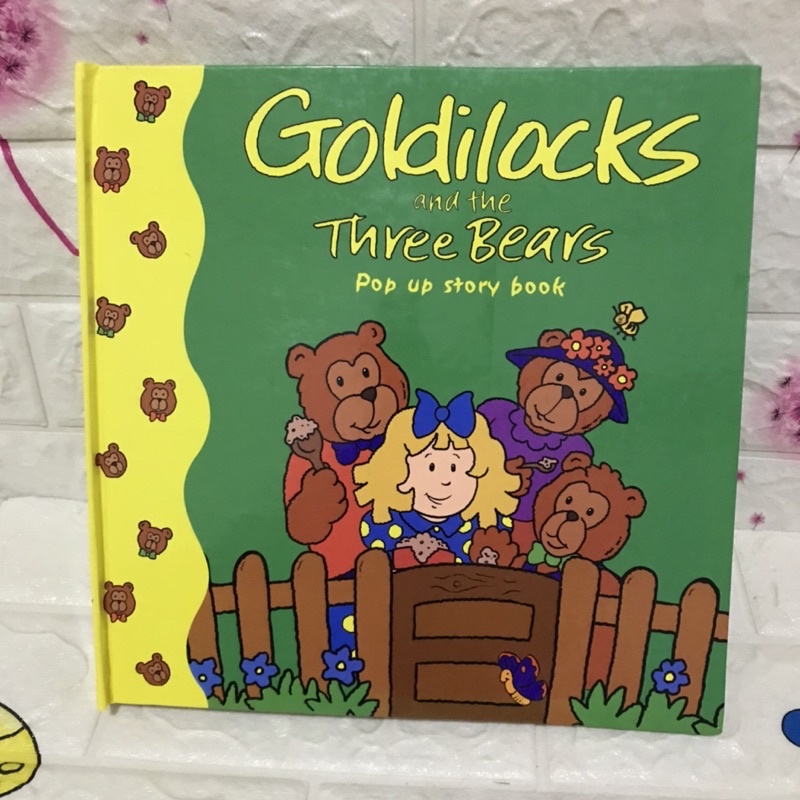 Goldilocks and the Three Bears pop up story book ปกแข็ง-CA4 | Shopee ...