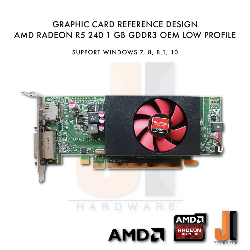 AMD Radeon R5 240 1GB 64-Bit GDDR3 Low Profile (มือสอง) | Shopee Thailand