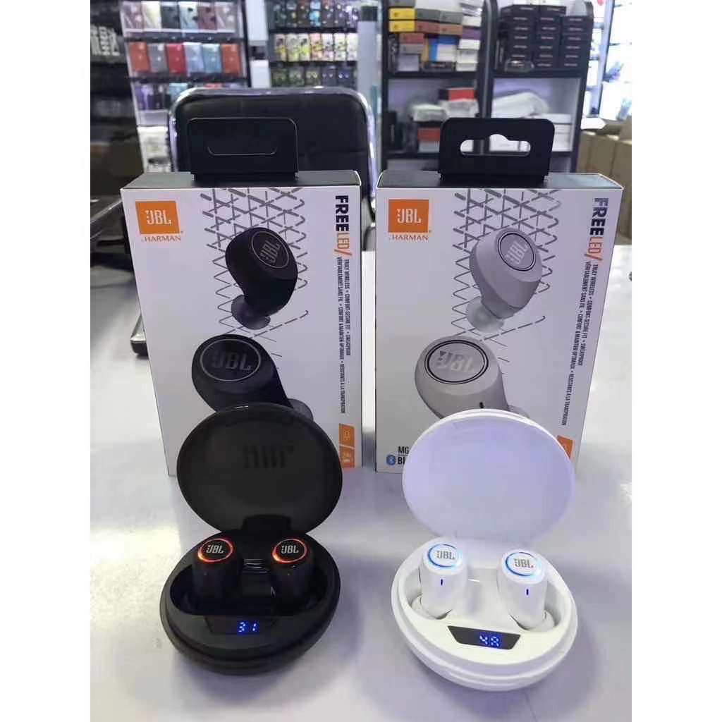หูฟัง Bluetooth JBL รุ่นใหม่ MG-TWS10 หูฟังบลูทูธ 5.0+EDR TWS หูฟังไร้สาย กันน้ำ IPX7 หูฟังกีฬา ...