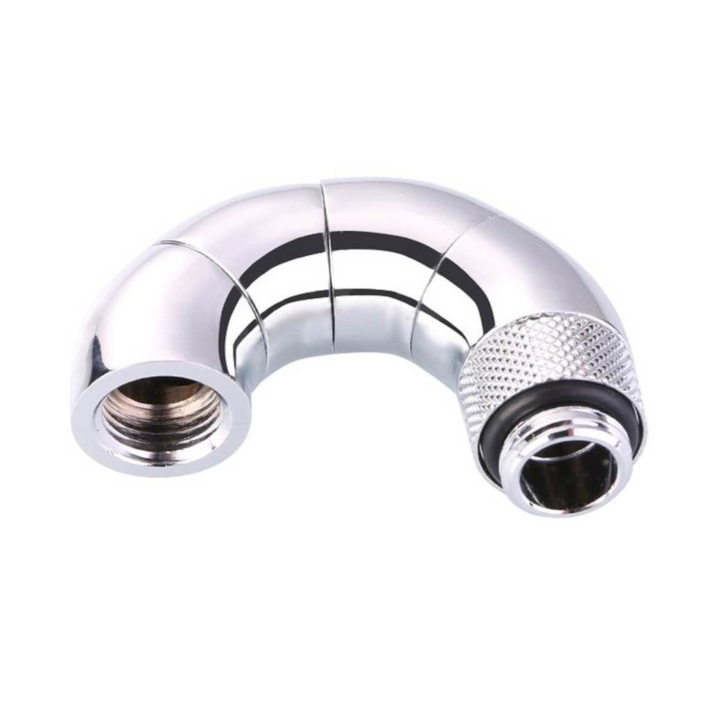 Bykski G1/4 Male to Female 180 Degree Triple Rotary Elbow Fitting ...