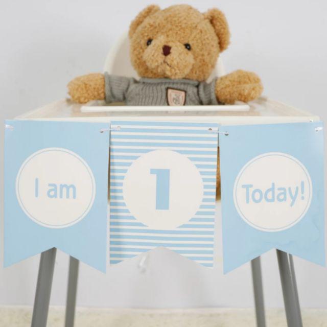 🌈ธงราวกระดาษ I am 1 Today | Shopee Thailand