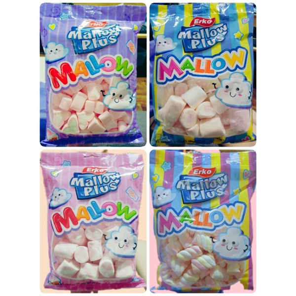 Mellow Plus มาร์ชเมลโล่ 150g. มี4แบบ ชิ้นใหญ่ นำไปปิ้งได้ | Shopee Thailand