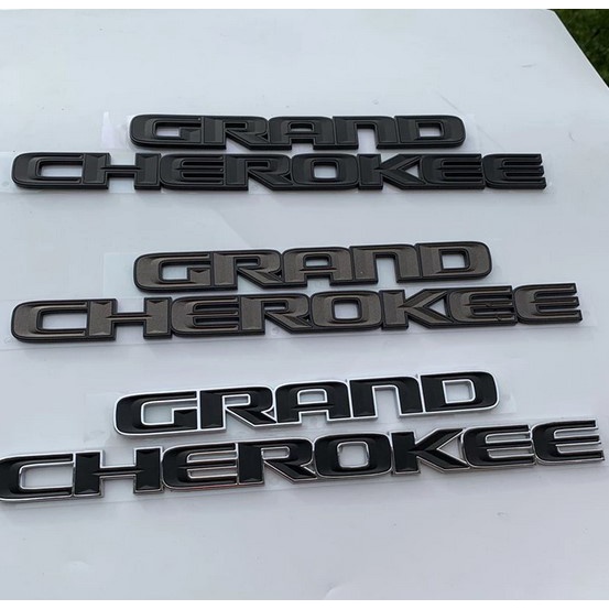 ราคาต่อ 1 ชิ้น ขนาด แกรนด์เชเรอกี จีพ โลโก้ติดด้านข้าง *Grand Cherokee ...