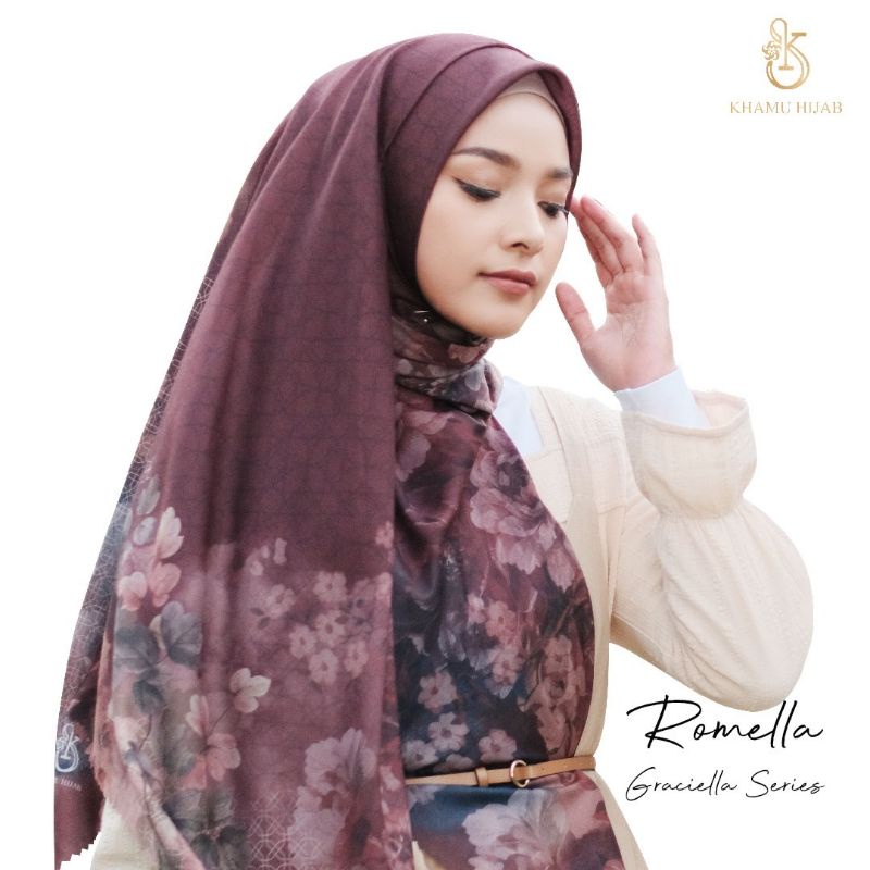 Kamu Hijab - Graciella Series (Romella) - พิมพ์ฮิญาบ - ผ้าคลุมฮิญาบทรง ...