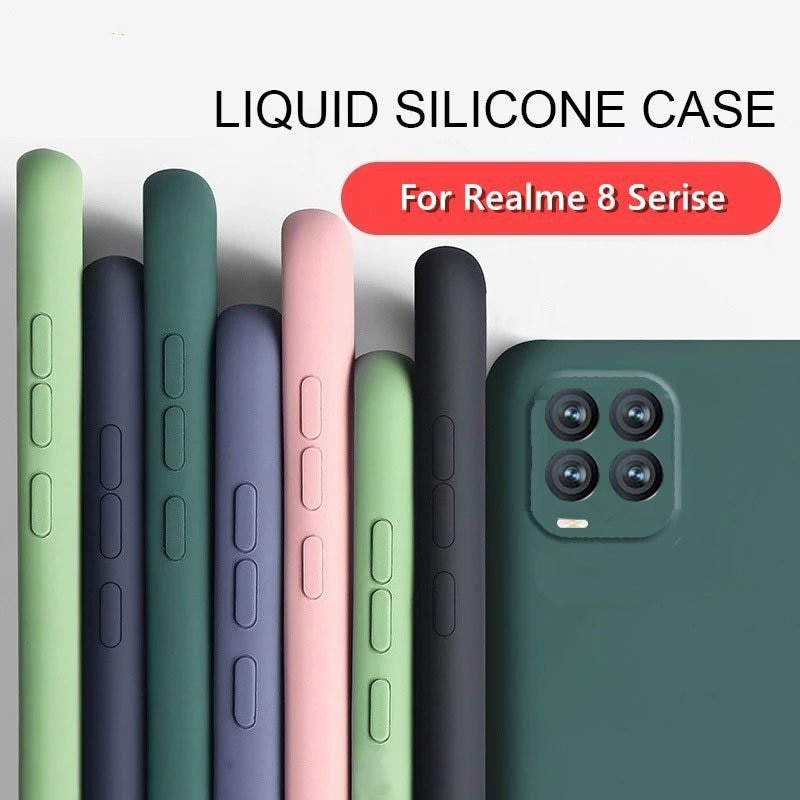 เคสกันกระแทก Realme 8 Pro เคส Realme 8 6 5 Pro 7 5G 6i 5i 5s Realme 8Pro TPU เคสซิลิโคน ฝาครอบ ...