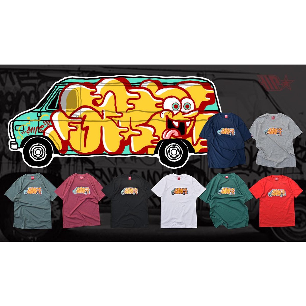 A.M.P. “THROWIE VAN” T-SHIRT | Shopee Thailand