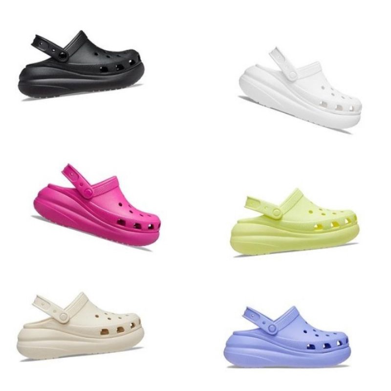 CROCS ⚠️☑️ พร้อมส่ง W5-9รุ่น CRUSH CLOG ฮิตเกาหลี‼️💥💯🌈 | Shopee Thailand