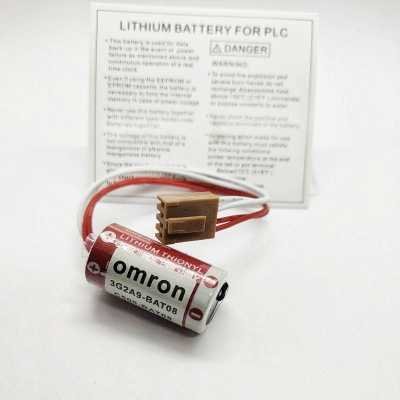 Omron 3G2A9-BAT08 C500-BAT08 3.6V ER17/33 สินค้ามาพร้อมกล่อง แบตเตอรี่ ...