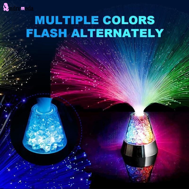 Multicolor LED Fiber Optic Light Holiday Christmas Wedding Home ...