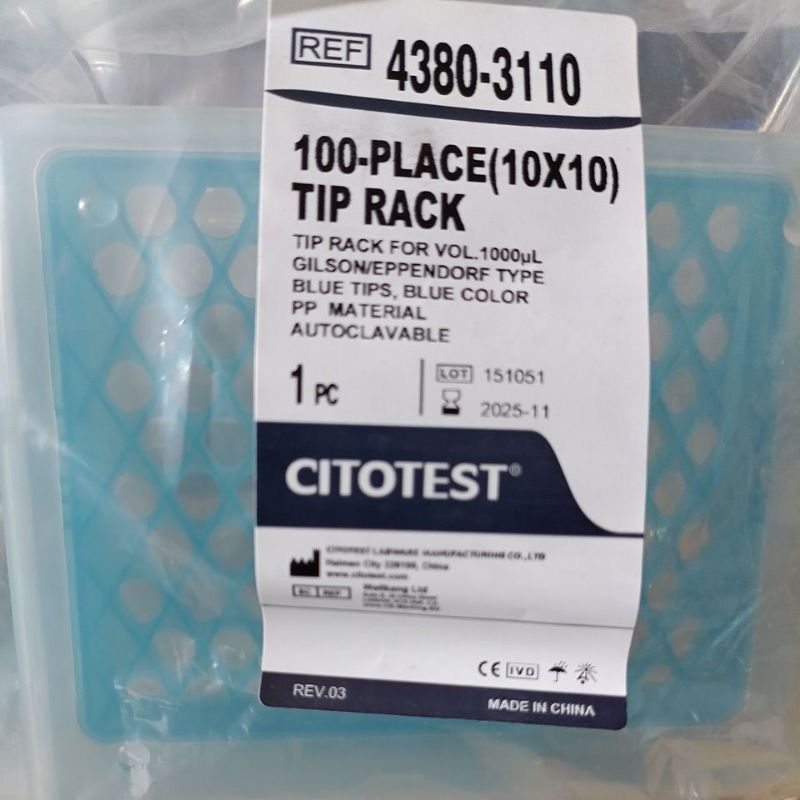 Citotest Tip Rack 100-place(10/10) | Shopee Thailand