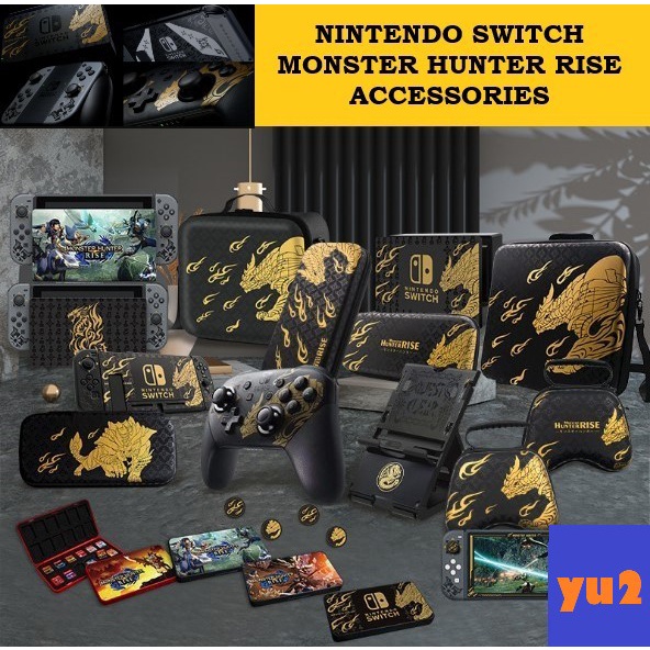 Nintendo Switch Monster Hunter Rise Accessories Pouch Case Card Case ...