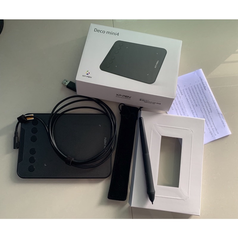 XP-Pen Deco Mini 4 เมาส์ปากกา ขนาด 4x3 นิ้ว มือสอง (สภาพนางฟ้า99% ...