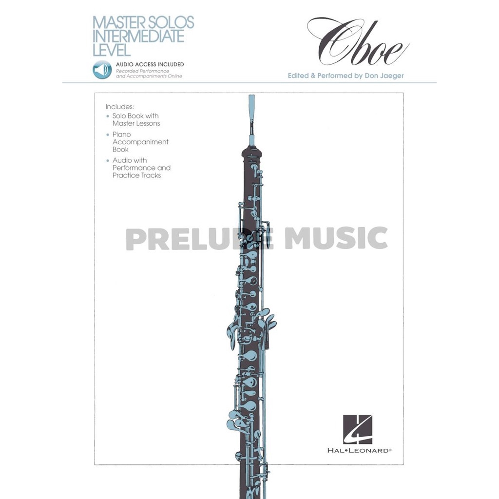 MASTER SOLOS: INTERMEDIATE LEVEL – OBOE Book/Online Audio(00841323 ...