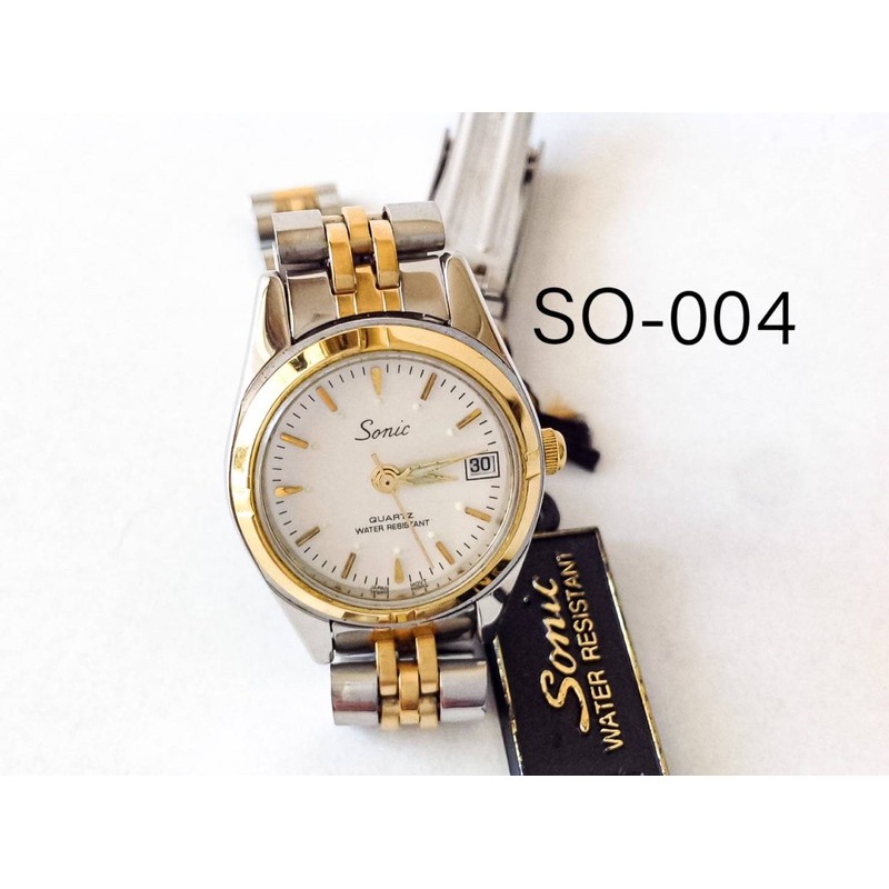 นาฬิกา ข้อมือ Sonic quartz Water Resistant | Shopee Thailand