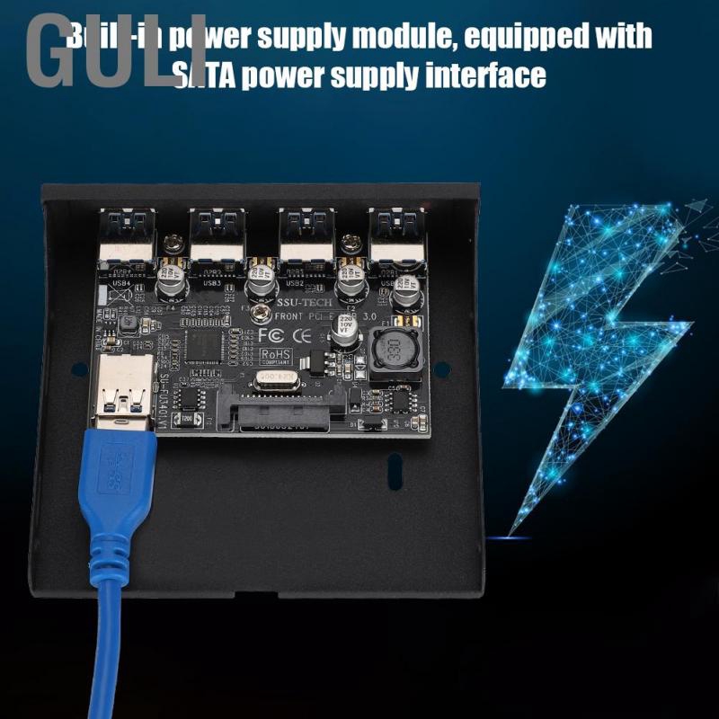 Guli อุปกรณ์ Guli USB Front Panel PCI-e to 4 X 3.0 สำหรับ NEC 720201 ...