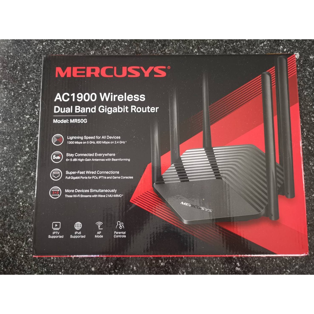 มือสอง Mercusys MR50G AC1900 Wireless gigabit router | Shopee Thailand