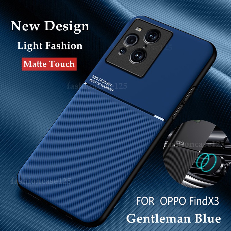 เคสโทรศัพท์กันกระแทกซิลิโคนOPPO Find X3 Pro Case Leather Texture Car ...