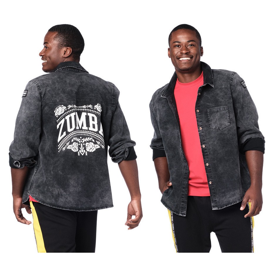 Zumba Dance Tribe Button Up (เสื้อคลุม เสื้อแจ็คเก็ตออกกำลังกายซุมบ้า ...